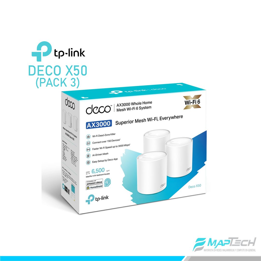 SISTEMA MESH DECO M5 (PACK 3) AC1300 TP-LINK - Maptech Perú