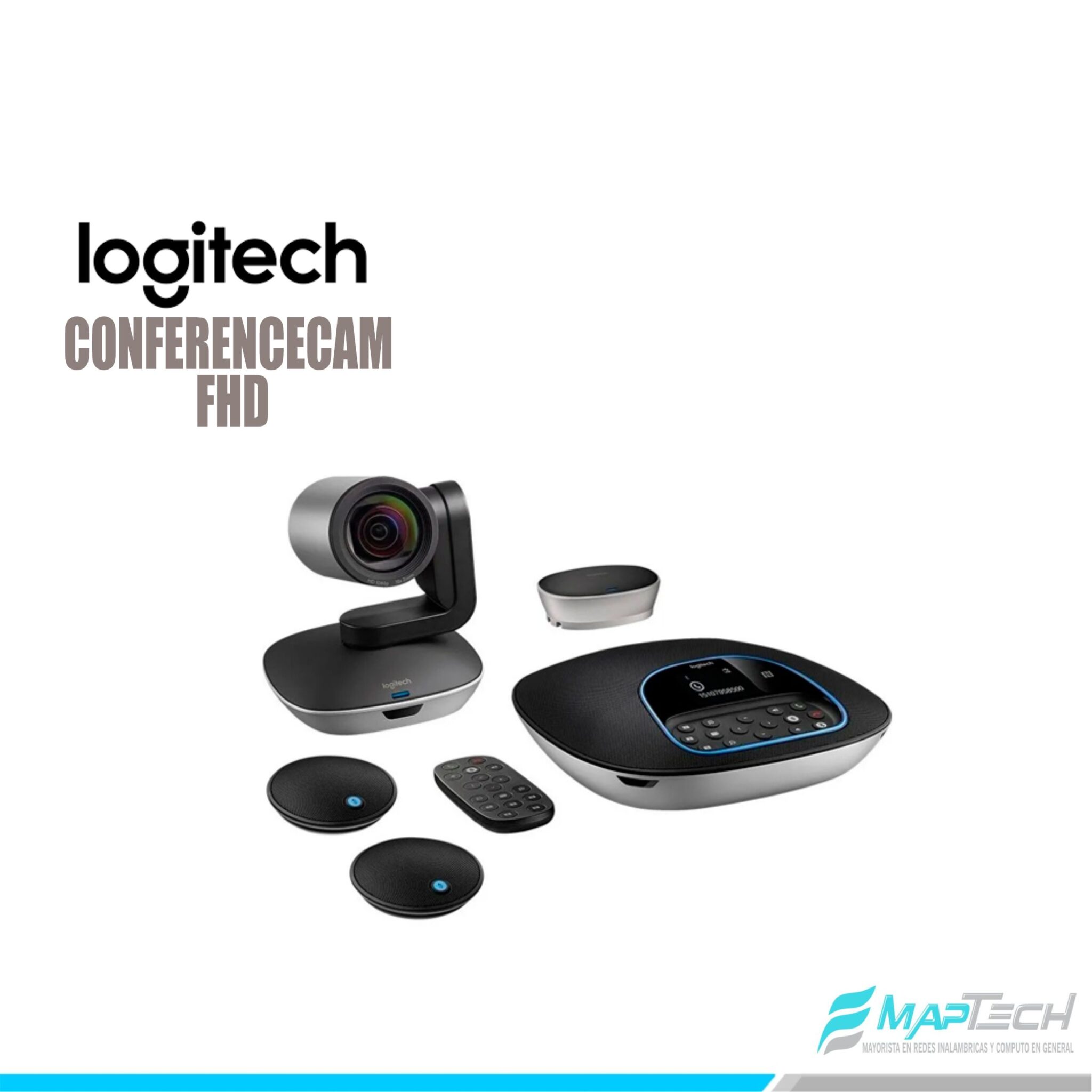 CAMARA LOGITECH GROUP CONFERENCECAM FHD - Maptech Perú