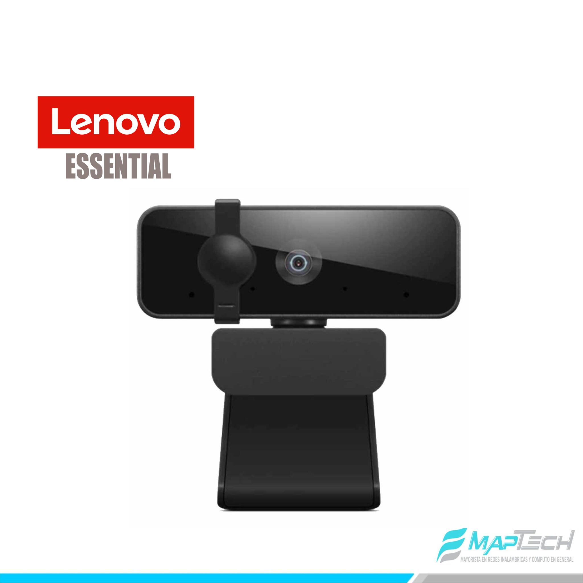 CAMARA WEBCAM LENOVO ESSENTIAL FHD 1080P - Maptech Perú
