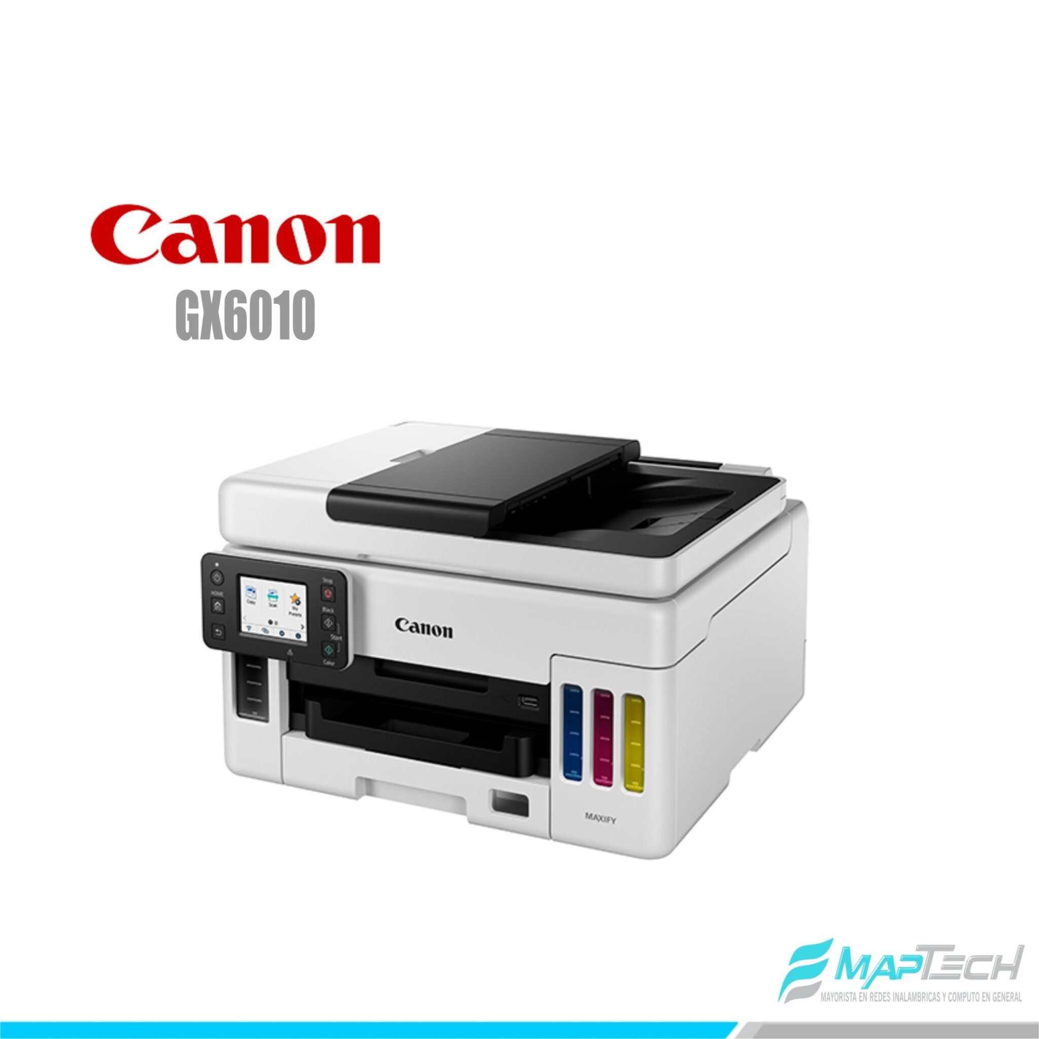 IMPRESORA MULTIFUNCIONAL CANON MAXIFI GX6010 ADF WIFI - Maptech Perú