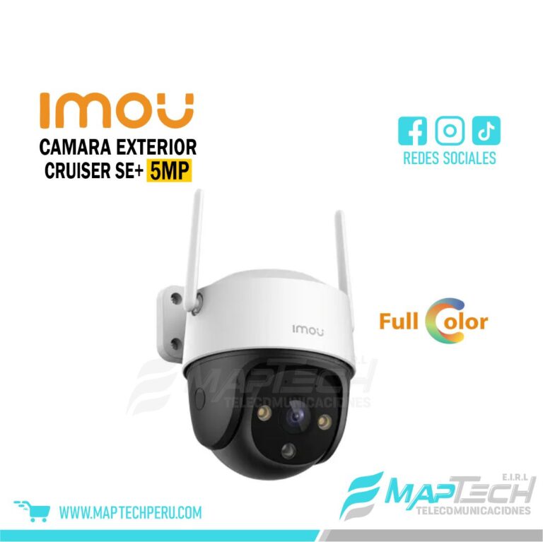 CAMARA IP Exterior IMOU Cruiser SE 3K 5MP - Maptech Perú